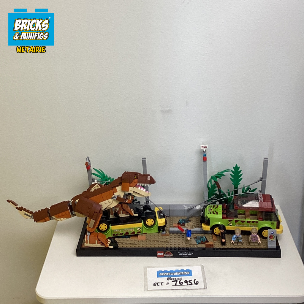 76956 T. rex Breakout (U) – Bricks & Minifigs Metairie