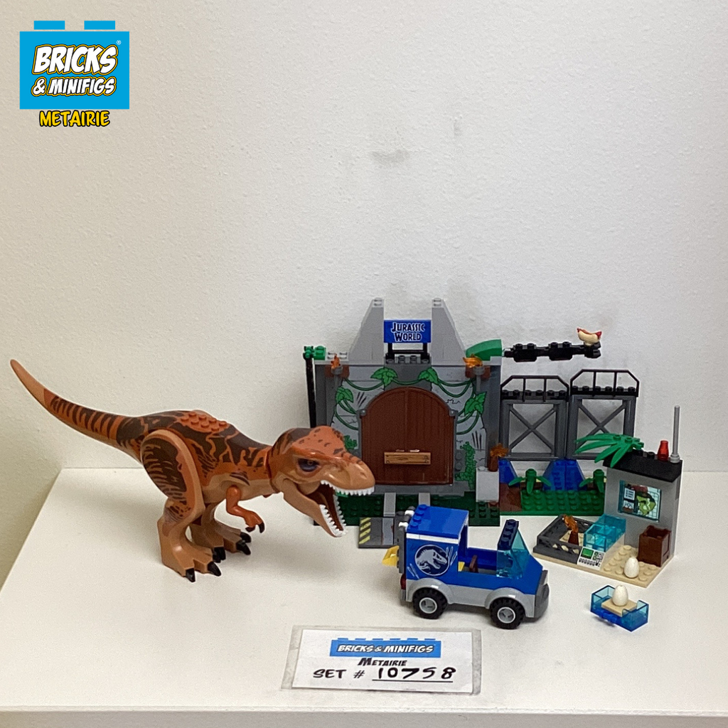 10758 T. rex Breakout (U2) – Bricks & Minifigs Metairie