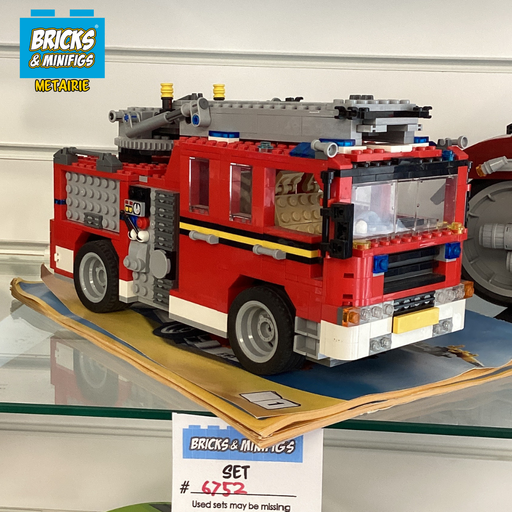 6752 Fire Rescue - Fire Truck (U1) – Bricks & Minifigs Metairie