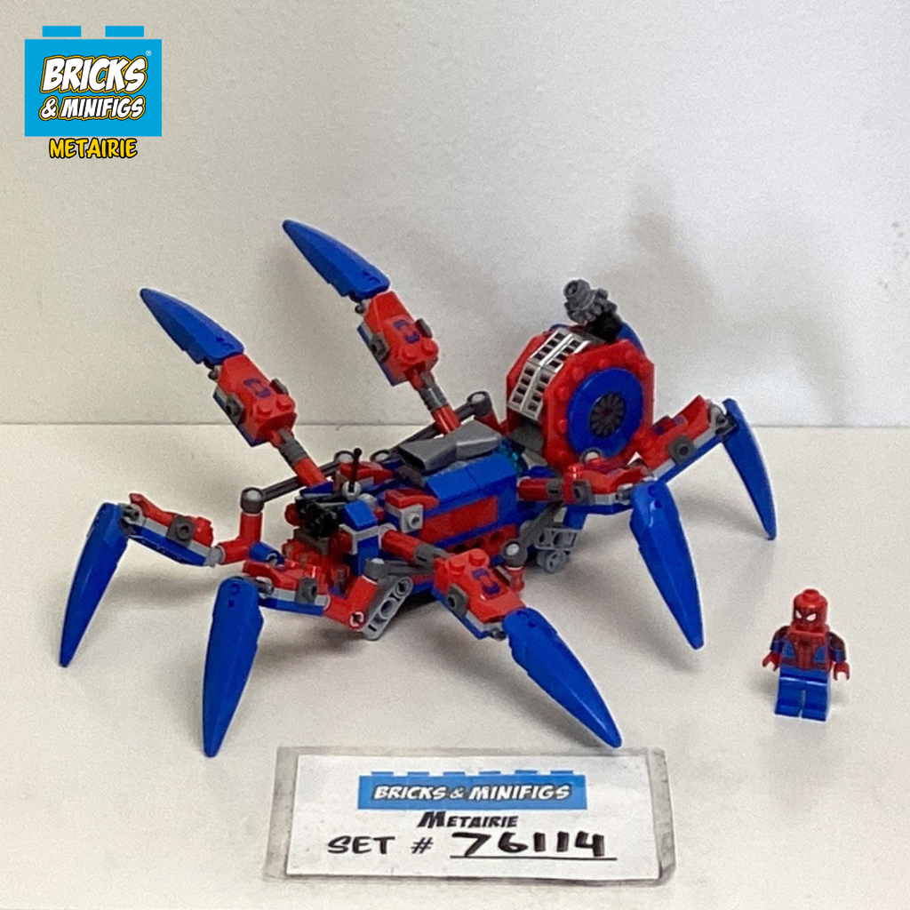 76114 Spider-Man's Spider Crawler (U1) – Bricks & Minifigs Metairie
