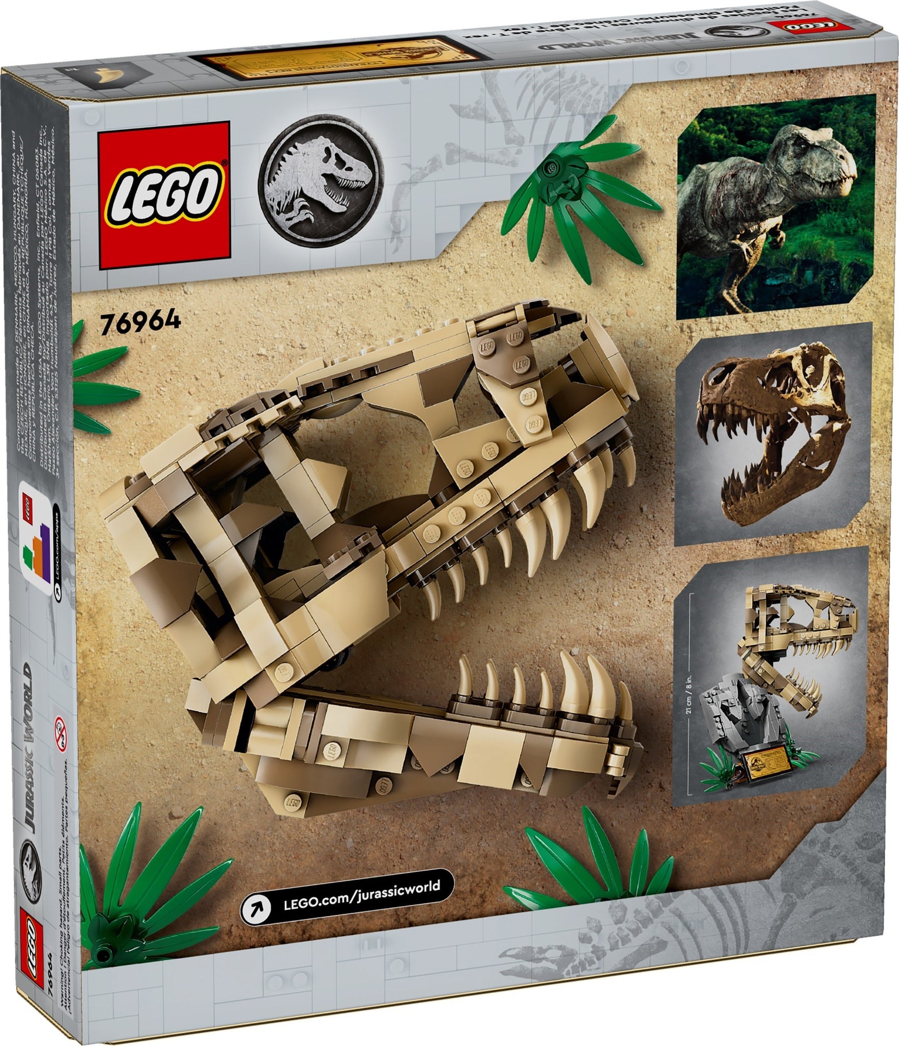 76964 LEGO Dinosaur Fossils: T. rex Skull – Bricks & Minifigs Metairie
