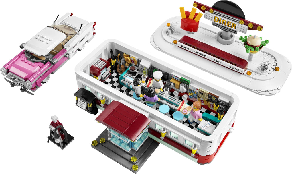 910011 LEGO (BL) 1950s Diner – Bricks & Minifigs Metairie
