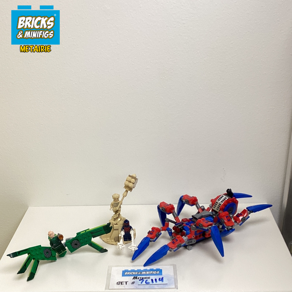 76114 Spider-Man's Spider Crawler (U1) – Bricks & Minifigs Metairie